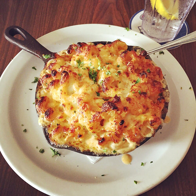 This isn&rsquo;t your childhood mac and cheese&mdash;it&rsquo;s a decadent lobster version, a grown-up love letter to comfort food crowned with golden, bubbling cheese.