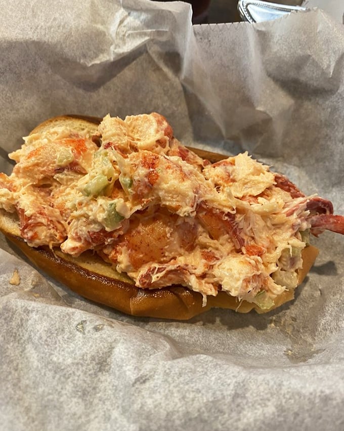 That lobster roll is piled higher than your expectations &ndash; and trust me, it exceeds them all.