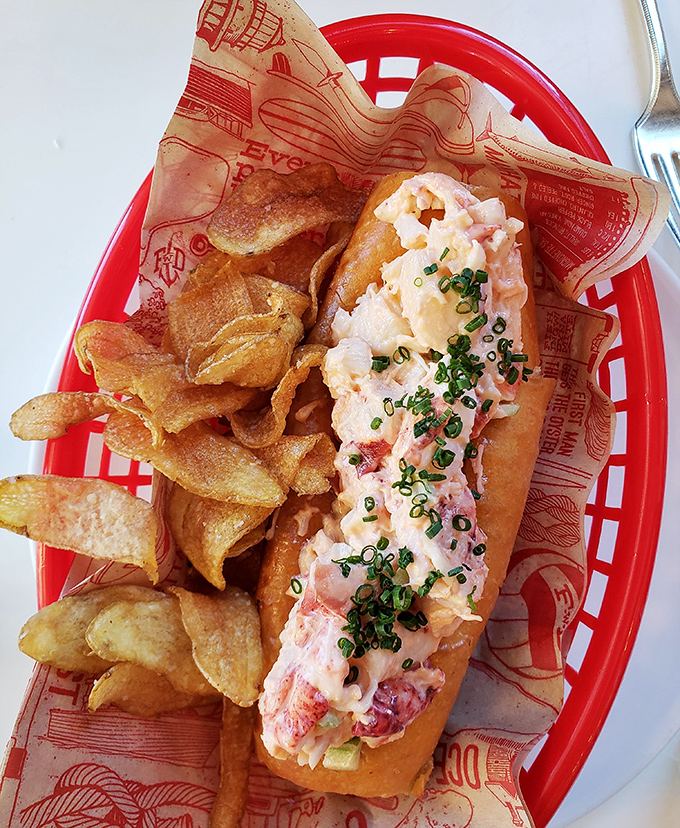 The lobster roll that launched a thousand return visits. Perfectly dressed meat nestled in a buttery roll with house-made chips&mdash;simplicity that speaks volumes.