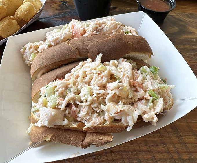 This lobster roll doesn't just talk the talk &ndash; it walks the walk with chunks of sweet meat that might make a New Englander do a double-take.