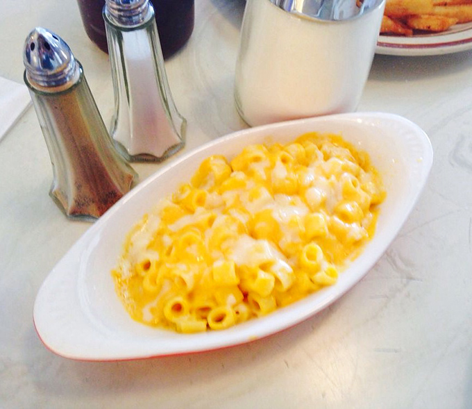 Mac and cheese that doesn't pretend to be fancy&mdash;just creamy, cheesy perfection that would make your grandmother nod in approval.