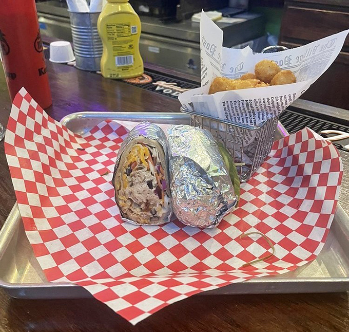 Not your average beach burrito. This wrapped wonder contains treasures of Mahi Mahi and fresh ingredients, proving Big Billy's isn't just a one-trick pony.