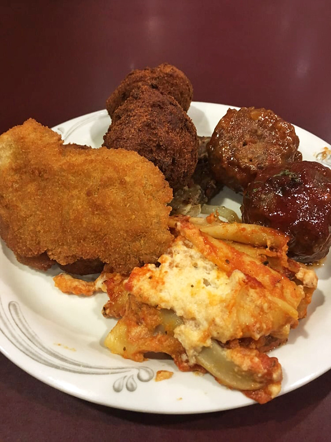 A plate that tells the story of commitment issues&mdash;when everything looks too good to pass up, sometimes you just say "yes" to it all.