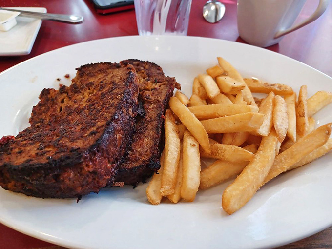 That meatloaf looks like it could solve all your problems with one delicious bite.