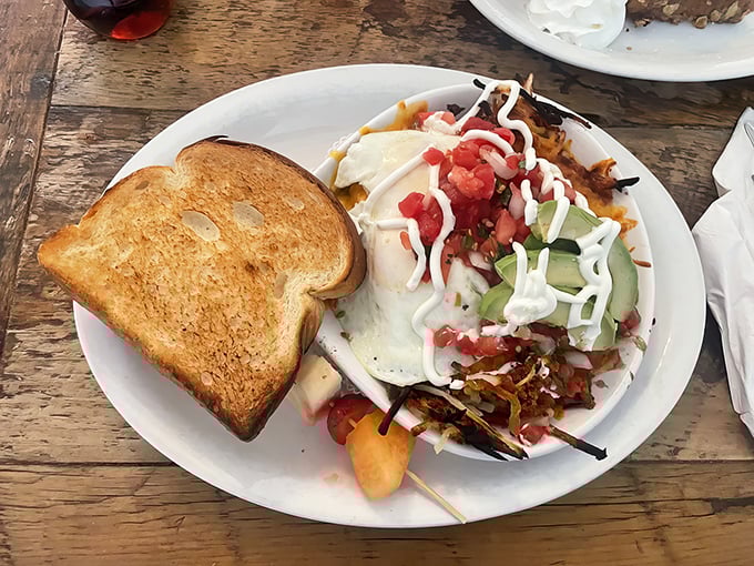 This Mexican skillet brings fiesta flavors to your morning, proving eggs and creativity make beautiful breakfast music together.