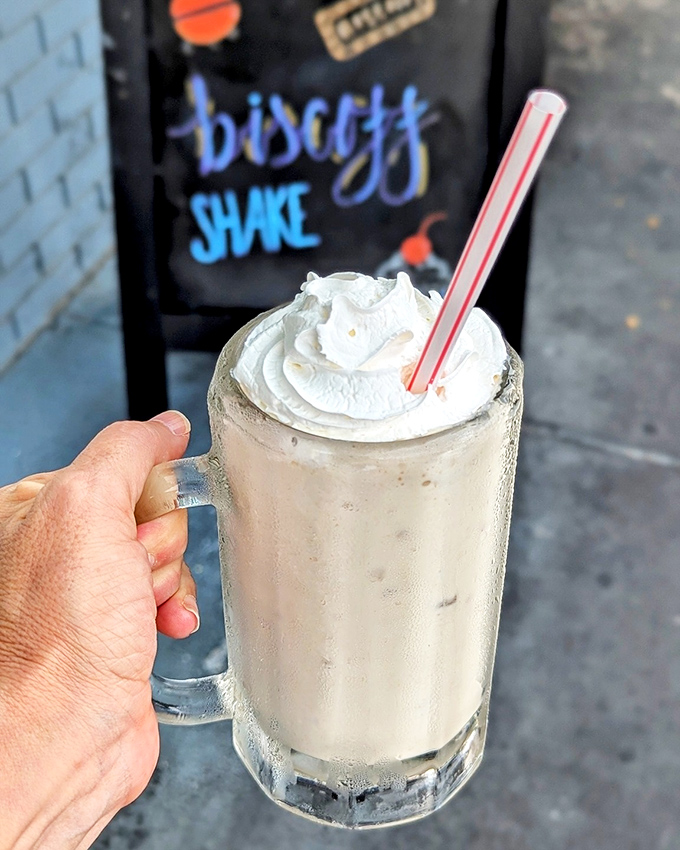 The Biscoff shake isn't just a drink—it's dessert with straw access. Genius, pure and simple.