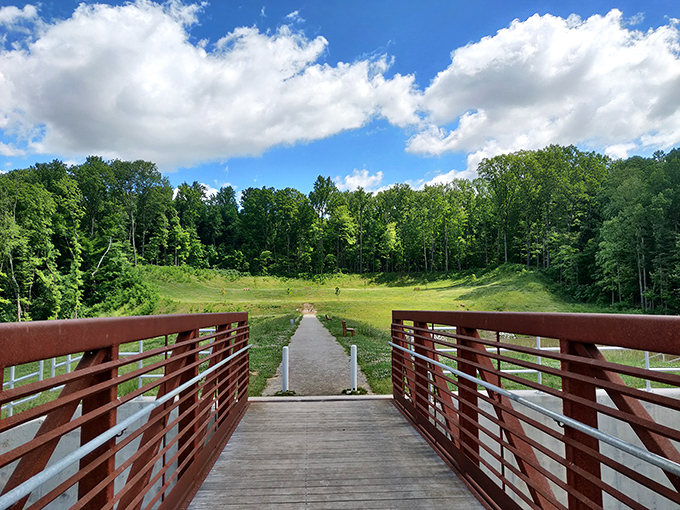 Nature's retirement plan includes wooden bridges leading to verdant valleys where the only schedule you need to keep is with the sunset.
