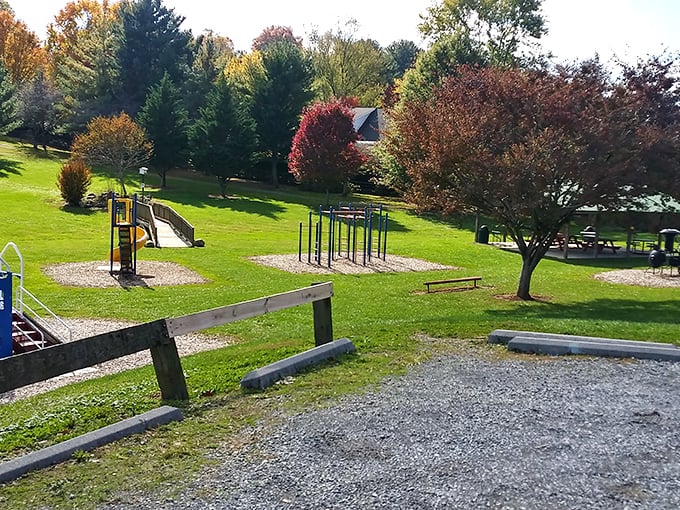 This playground proves Abingdon caters to all ages&mdash;where kids burn energy while parents contemplate which local restaurant deserves their attention next.