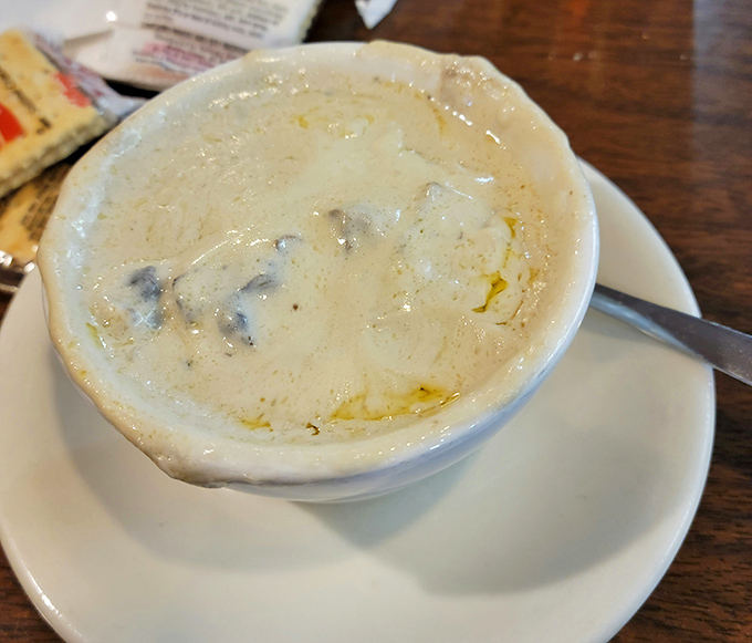 Mushroom soup that looks like Grandma's secret recipe finally escaped and found its forever home in Pittsburgh.