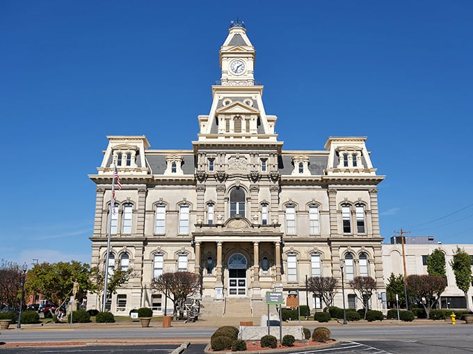 The Muskingum County Courthouse isn't just a government building; it's architectural eye candy that would make any history buff weak in the knees.