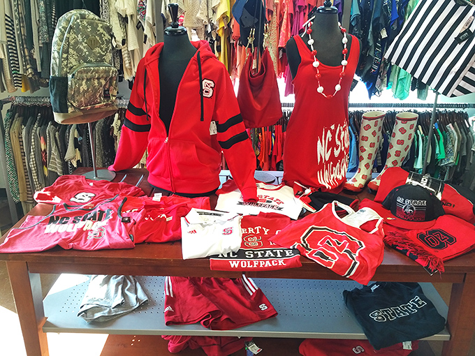 Wolfpack pride doesn't graduate&mdash;NC State gear finds new homes here, ready for the next generation of tailgates and touchdowns.