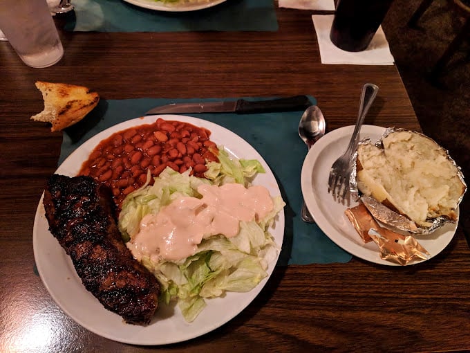 The New York Strip arrives with the confidence of a Broadway star&mdash;perfectly seared exterior, ruby-red center, and not a hint of stage fright.