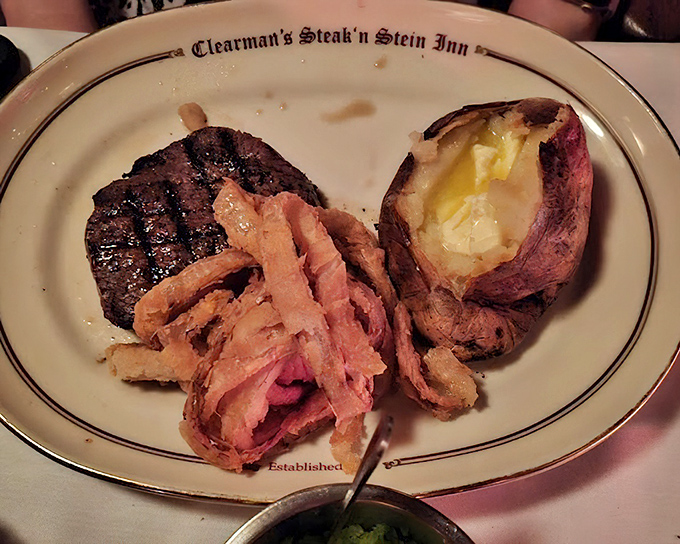 This New York strip proves that great steaks don't need fancy zip codes to shine.