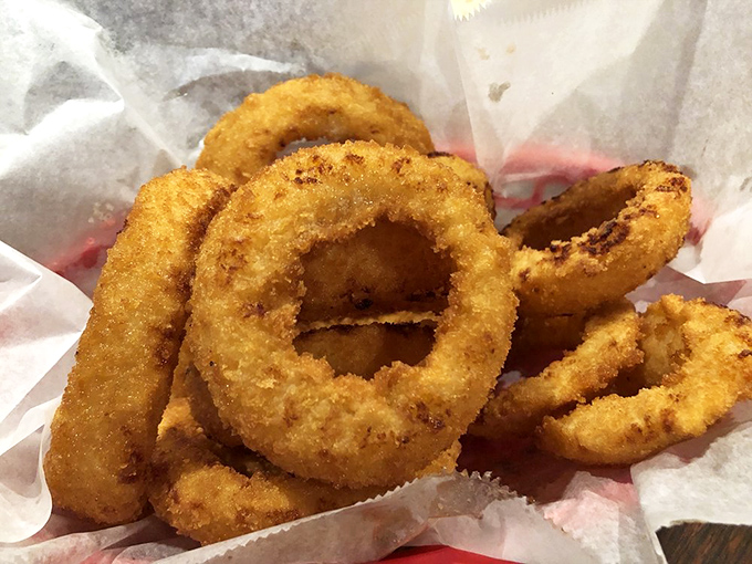 Golden rings of joy that shatter like autumn leaves, proving geometry never tasted this good.