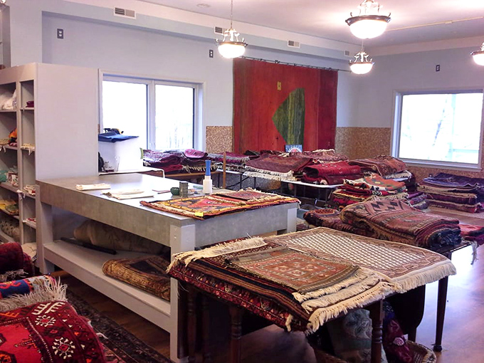 The rug room isn't just floor coverings&mdash;it's a textile museum where every piece tells tales of distant lands and ancient traditions.