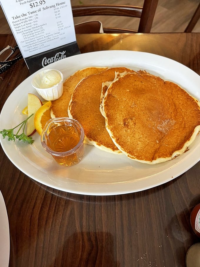 These golden Danish pancakes are like edible sunshine—thin enough to be elegant, substantial enough to satisfy, and perfect enough to dream about.