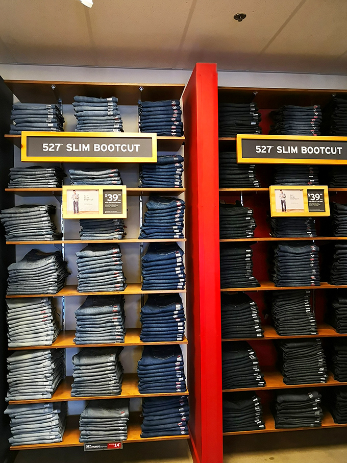 The denim promised land where finding your perfect fit feels like winning the lottery, minus the impossible odds.