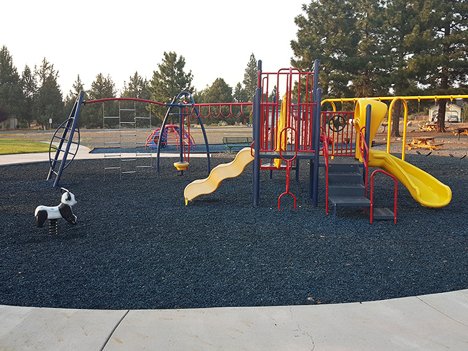 This colorful playground proves Weed isn't just for grown-up adventures &ndash; little explorers get their own slice of mountain paradise too.