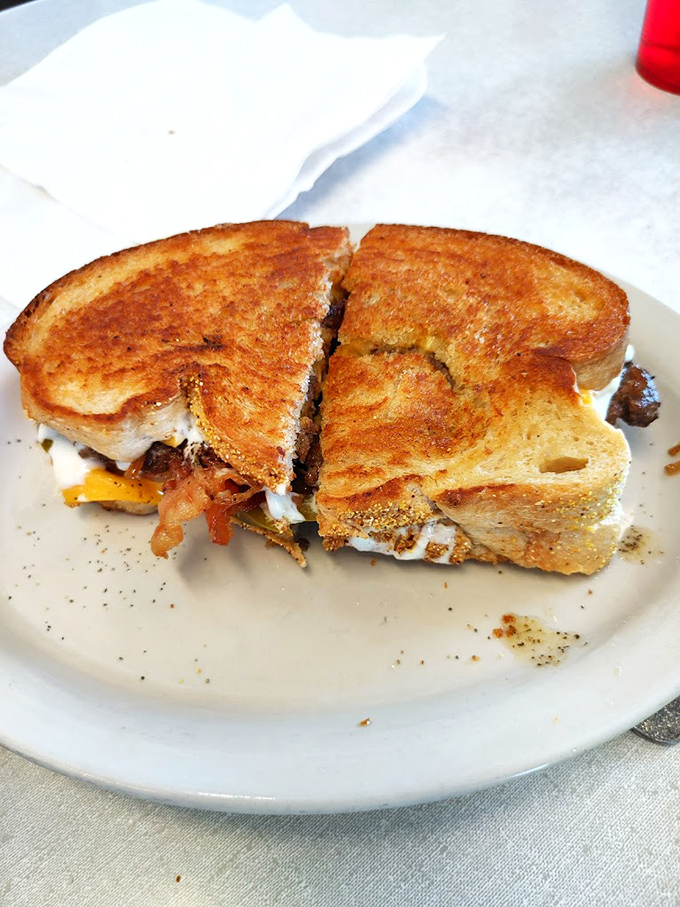 The patty melt&mdash;where burger meets sandwich in a glorious union of toasted bread, melted cheese, and beefy perfection.