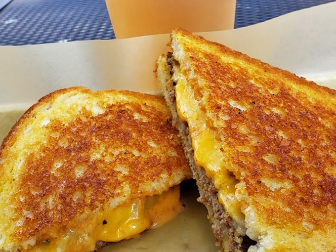 When a burger and grilled cheese have a delicious baby, this Swiss-and-American masterpiece is born.