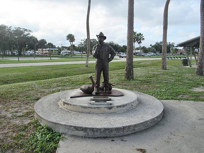 This bronze fisherman stands eternal watch over Sebastian's waters, a silent reminder that before Instagram-worthy sunsets, there were hardworking hands harvesting the sea.