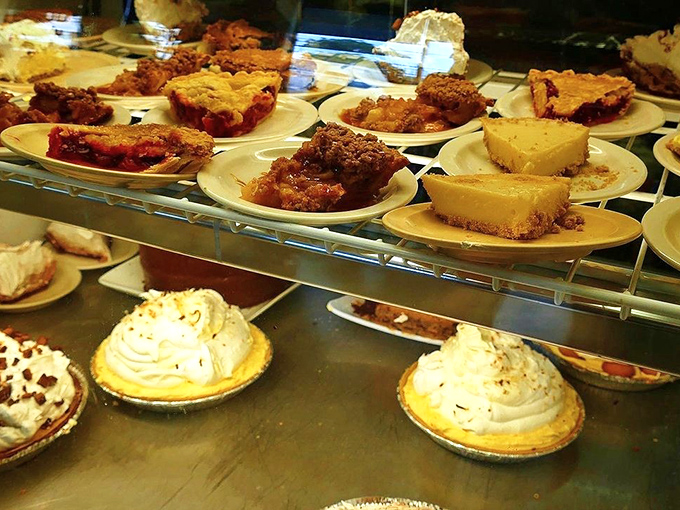 The dessert case at Bobbie's doesn't need fancy lighting or artful arrangements&mdash;these homestyle pies sell themselves on taste, not Instagram potential.