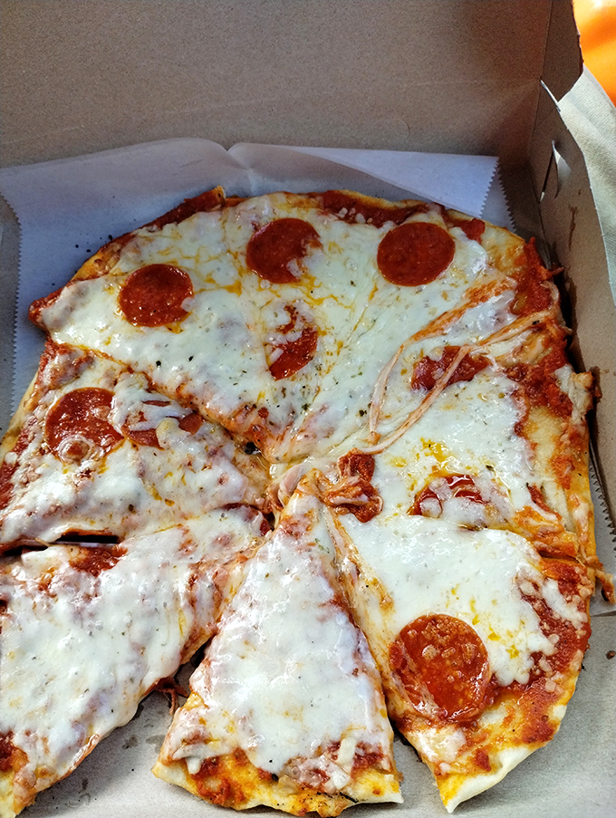 Pizza perfection doesn't need to be complicated. This pepperoni pie proves that sometimes the classics remain undefeated for good reason.