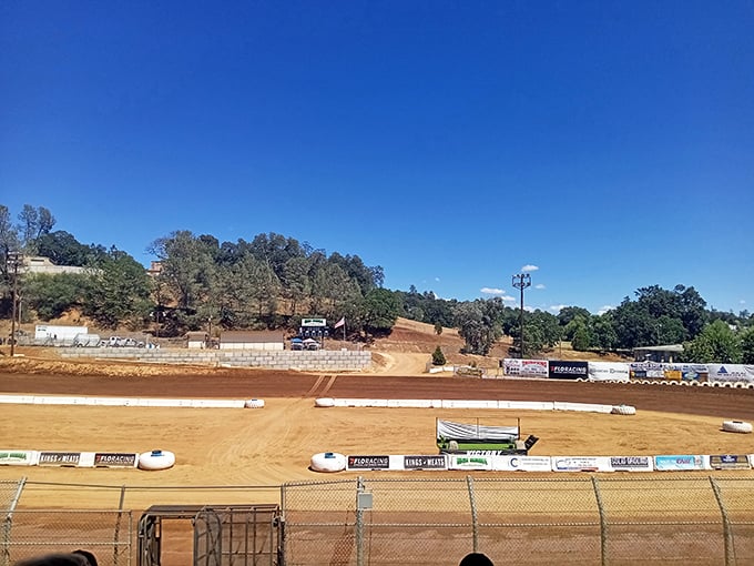 Placerville Speedway kicks up dust and adrenaline in equal measure. Where else can you watch cars race while surrounded by pine-covered hills?