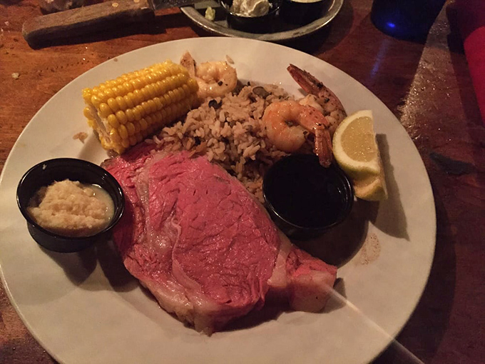 Prime rib so perfectly pink it could make a vegetarian reconsider their life choices. The horseradish sauce is just showing off.