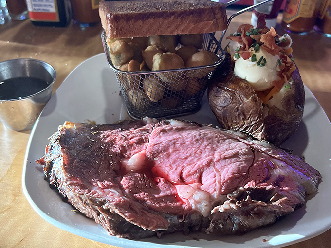Prime rib so generous, it needs its own zip code &ndash; this is why elastic waistbands were invented.