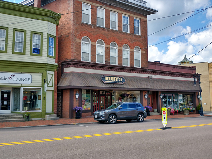 Rudy's storefront brings classic Main Street America to life, the kind of place where shopping feels like catching up with old friends.
