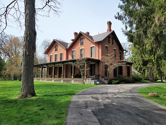 This stately brick residence stands as a testament to Fremont's rich architectural heritage, offering visitors a glimpse into the town's storied past.