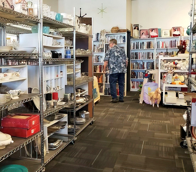 Treasure hunting between housewares and books&mdash;the thrill of the find is what keeps dedicated thrifters coming back.