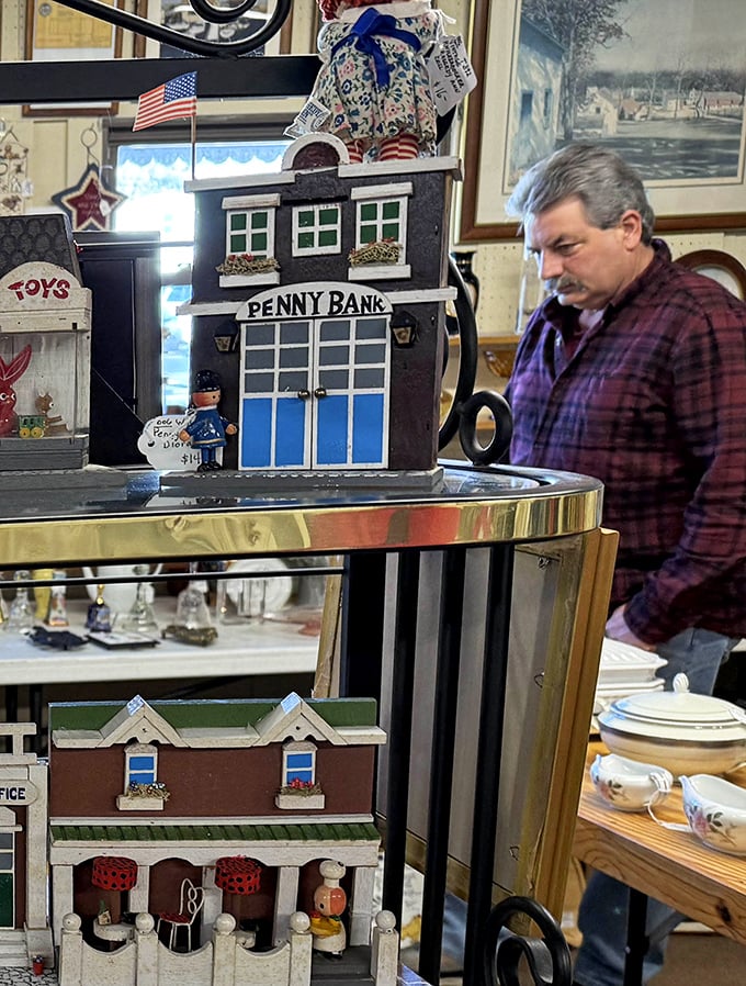 Serious collectors know the penny bank never sleeps. This miniature architectural marvel would make Frank Lloyd Wright tip his hat.