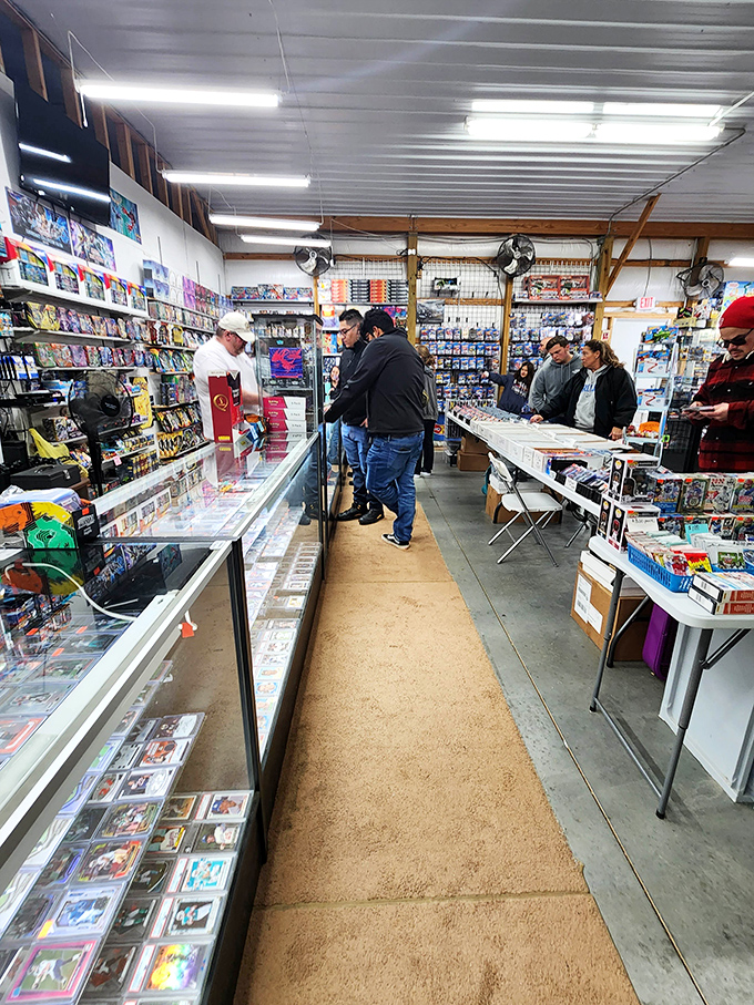 The weekend crowd weaves through aisles of possibility, each shopper's face reflecting that unmistakable "I might find something amazing" optimism.