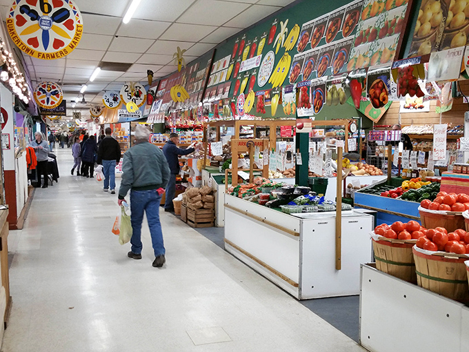 A produce paradise where tomatoes actually taste like tomatoes. These aren't those pale, flavorless imposters masquerading in supermarket aisles.