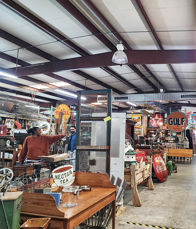 Shoppers become time travelers as they navigate this labyrinth of history, where every turn reveals another decade's worth of discoveries.