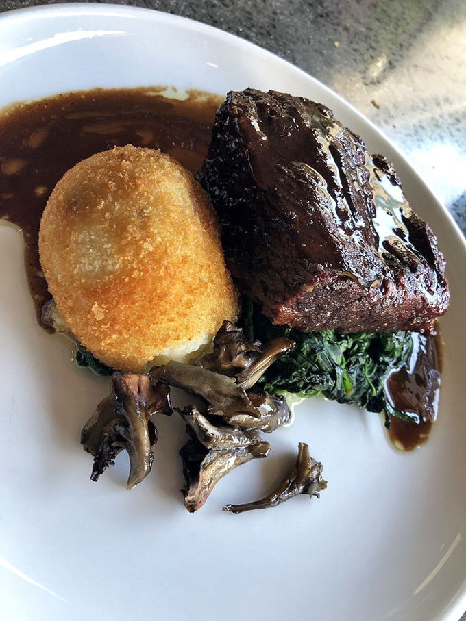 Short ribs so tender, they practically melt faster than your resolve to save room for dessert.
