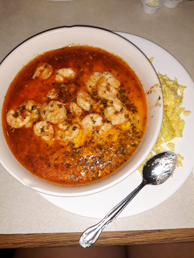 This isn't just shrimp and grits&mdash;it's a spicy, soulful Southern symphony in a bowl, with plump shrimp playing the starring role.