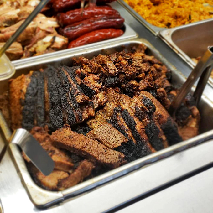 That bark! That smoke ring! This brisket has the kind of edge-to-edge perfection that makes Texas pitmasters nervously look over their shoulders.