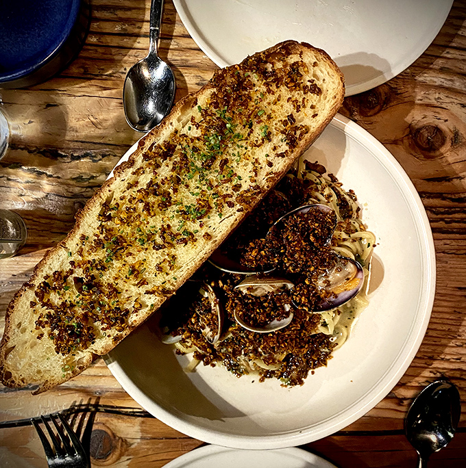 Bone marrow meets pasta in a union so rich, your cardiologist might send you a concerned text.