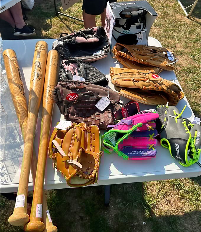 Baseball gloves with stories to tell. Each of these mitts has caught dreams, disappointed Little League dads, and possibly a few actual baseballs along the way.
