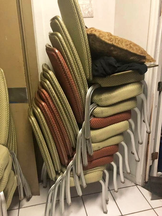 These stackable chairs have supported more dinner conversations than a therapist's couch, ready for encore performances.