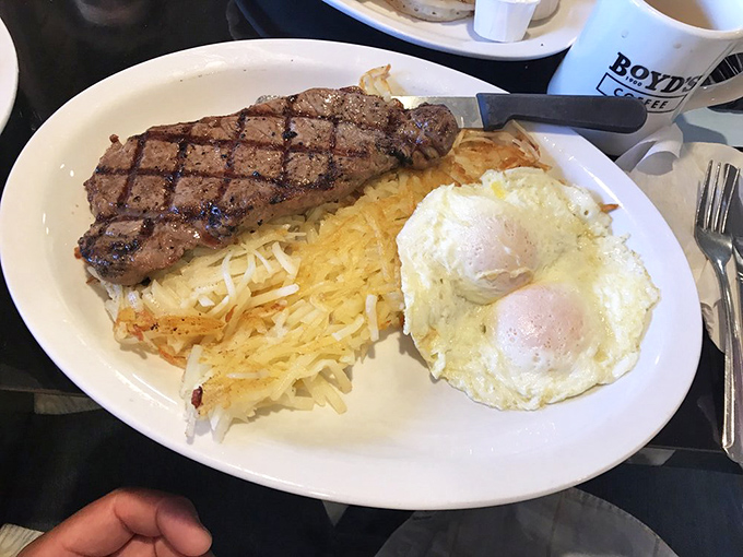 Steak and eggs &ndash; the breakfast of champions or the perfect hangover cure? At Hot Rod Diner, it's definitely both.