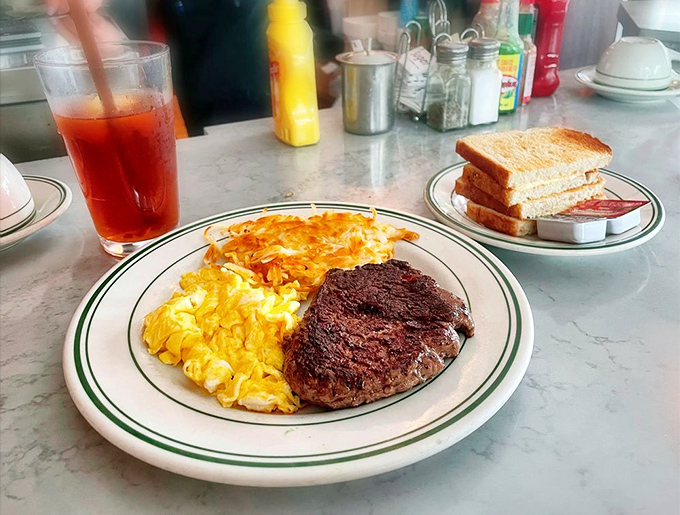 Steak and eggs—the power breakfast that fueled America before smoothie bowls and avocado toast tried to steal the spotlight.