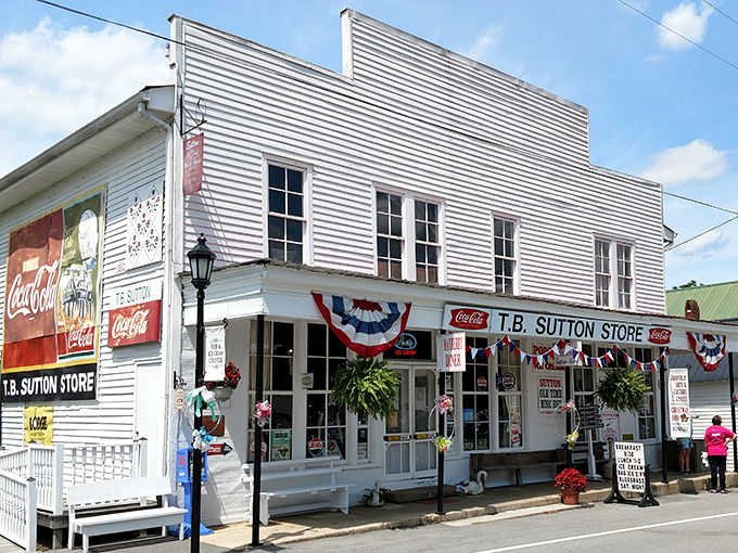 T.B. Sutton Store isn't playing dress-up as an old-timey general store &ndash; it's the real deal, Coca-Cola signs and all.