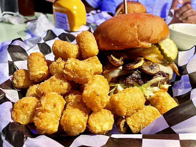 The humble tater tot, elevated to art form. Paired with that burger, it's the Lennon and McCartney of comfort food duos.