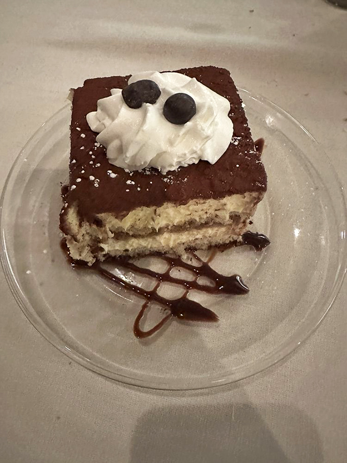 Tiramisu that makes you wonder why we ever invented other desserts. Coffee, cream, and cocoa in perfect harmony.