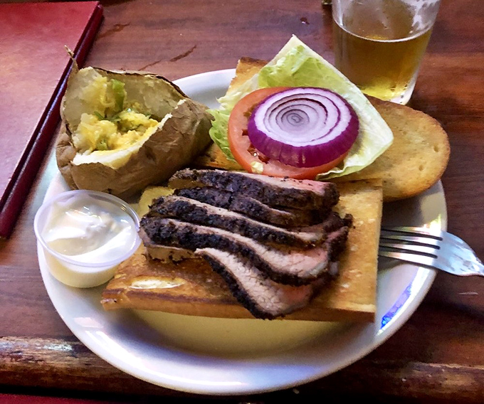 The tri-tip sandwich doesn't need fancy garnishes&mdash;just quality beef, a proper bun, and the confidence to let simplicity shine.