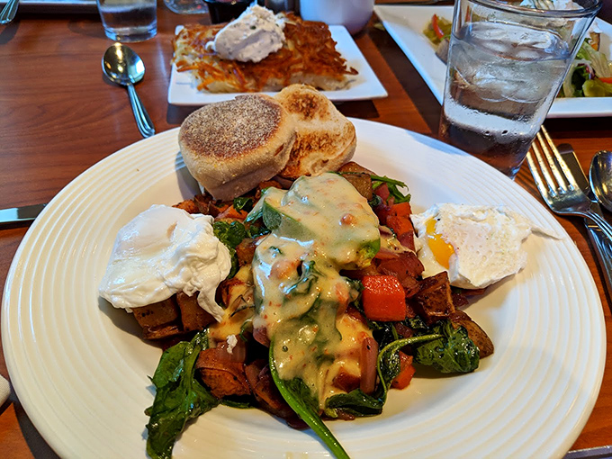 When vegetables taste this good, even dedicated carnivores forget to ask "where's the meat?" A symphony of colors, textures, and flavors on one perfect plate.